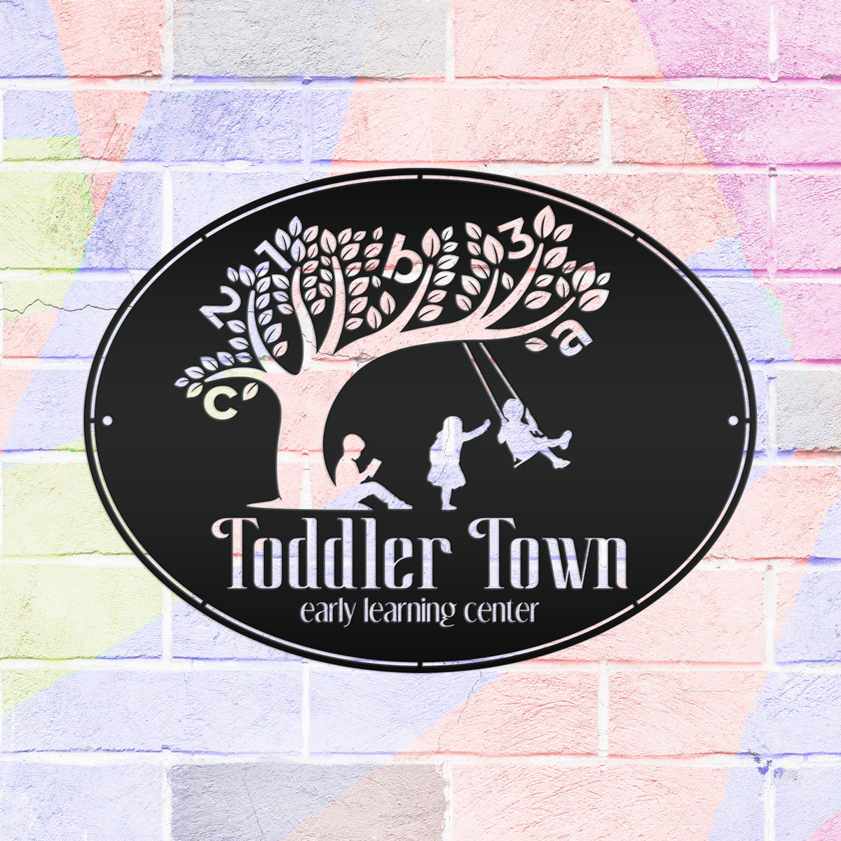 Custom Daycare Business Metal Sign - Professional Daycare Wall Decor ...