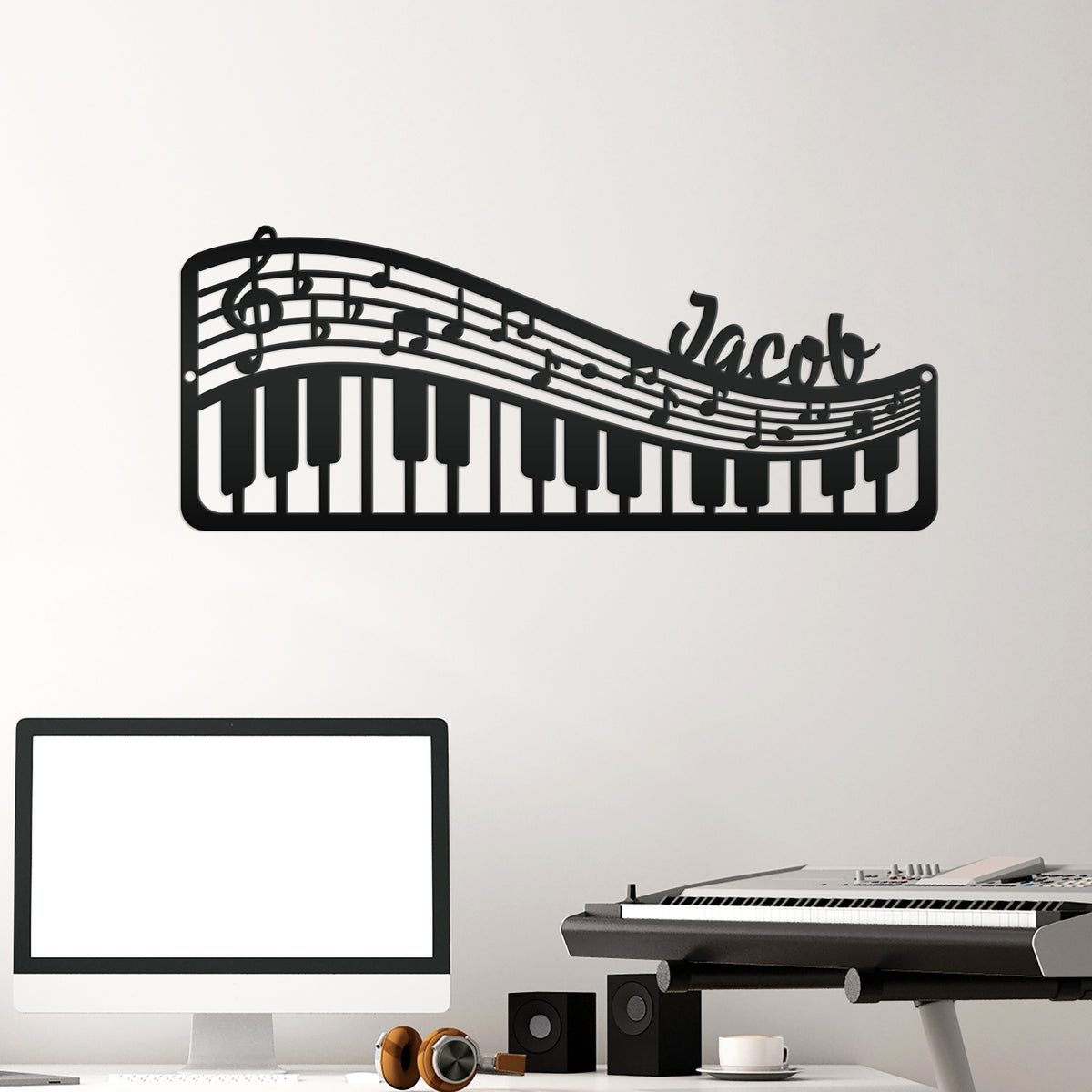 Personalized Music Room Signs - Music Room Wall Décor - Speed Fabrication