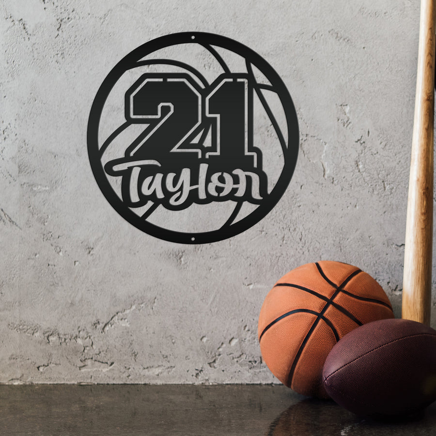 Home Personalized Basketball Name and...