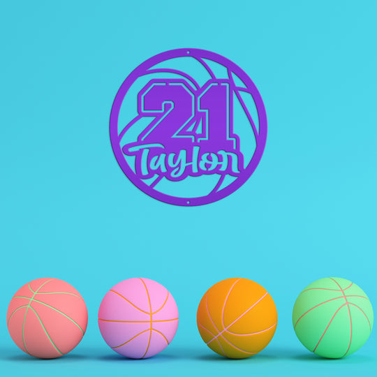 Home Personalized Basketball Name and...