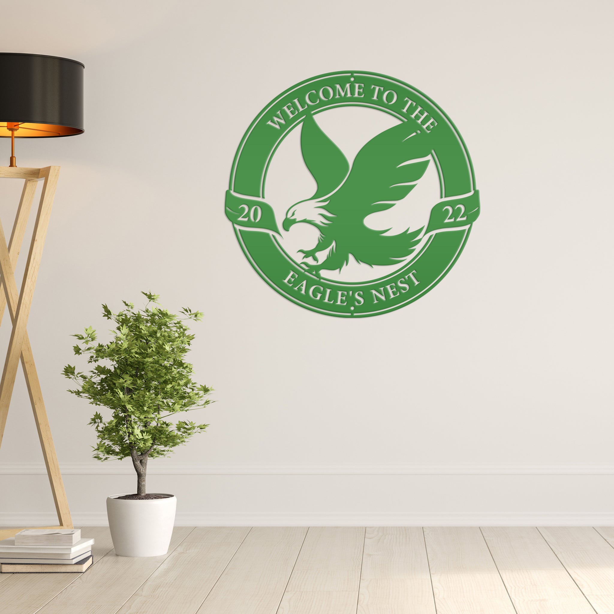 Home Personalized Eagle Welcome Sign ...