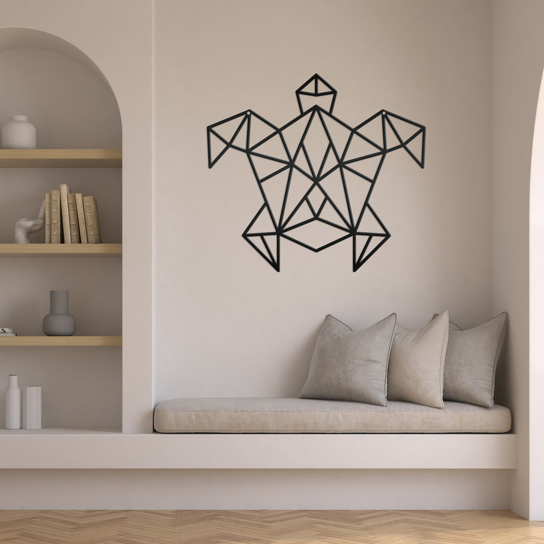 Geometric Art Turtle Minimalist Wall Decor-Turtle Wall Art-Wall Decor ...