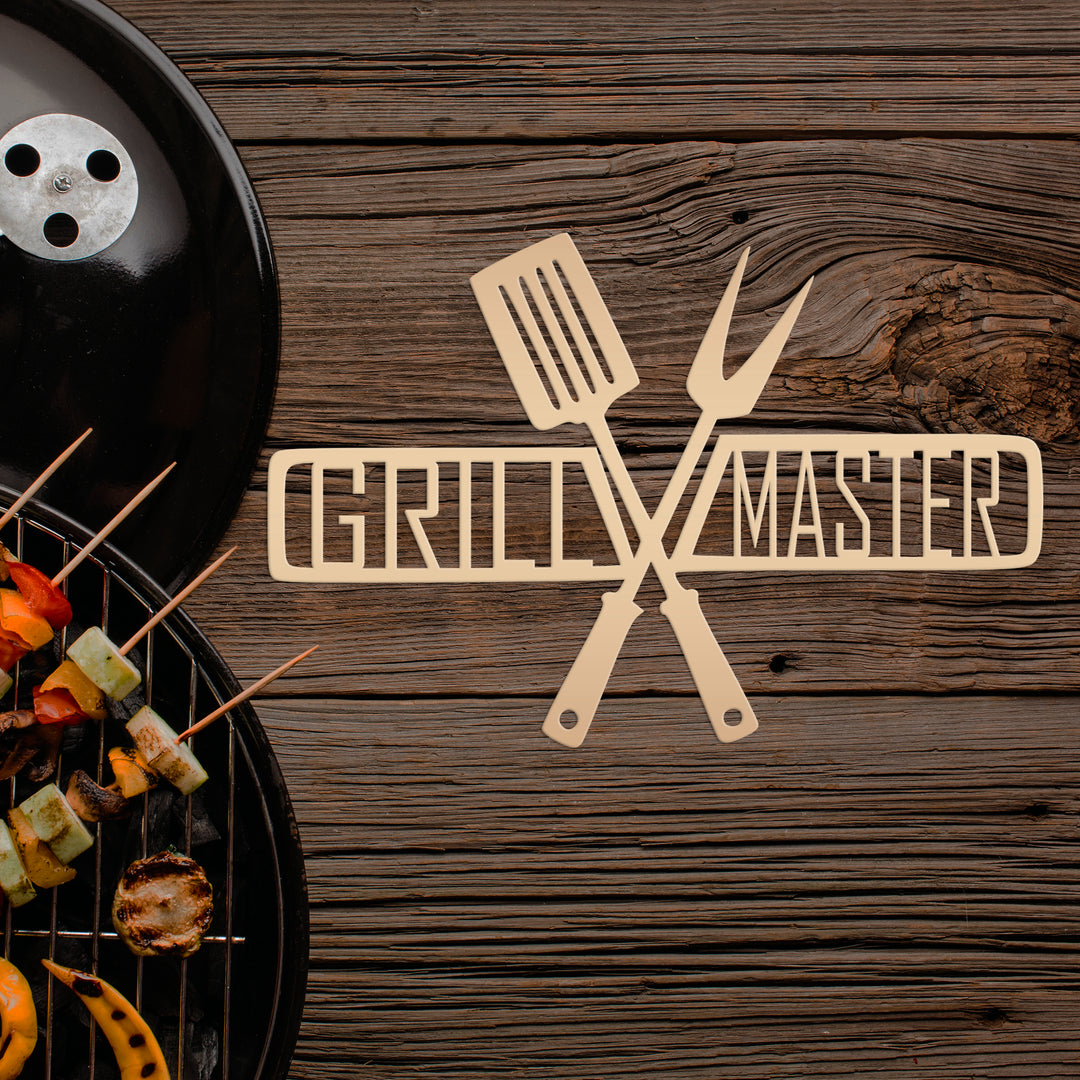 Home Grill Master Metal Sign Father's...