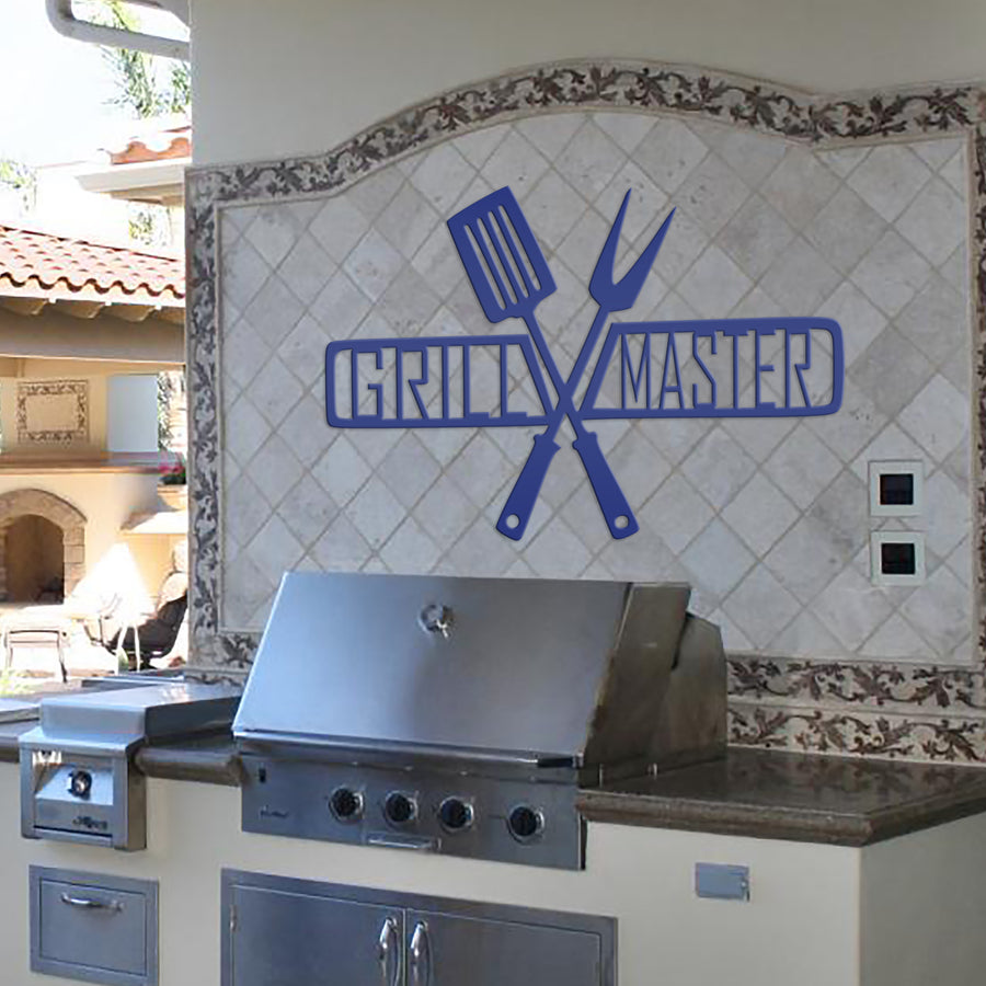 Home Grill Master Metal Sign Father's...