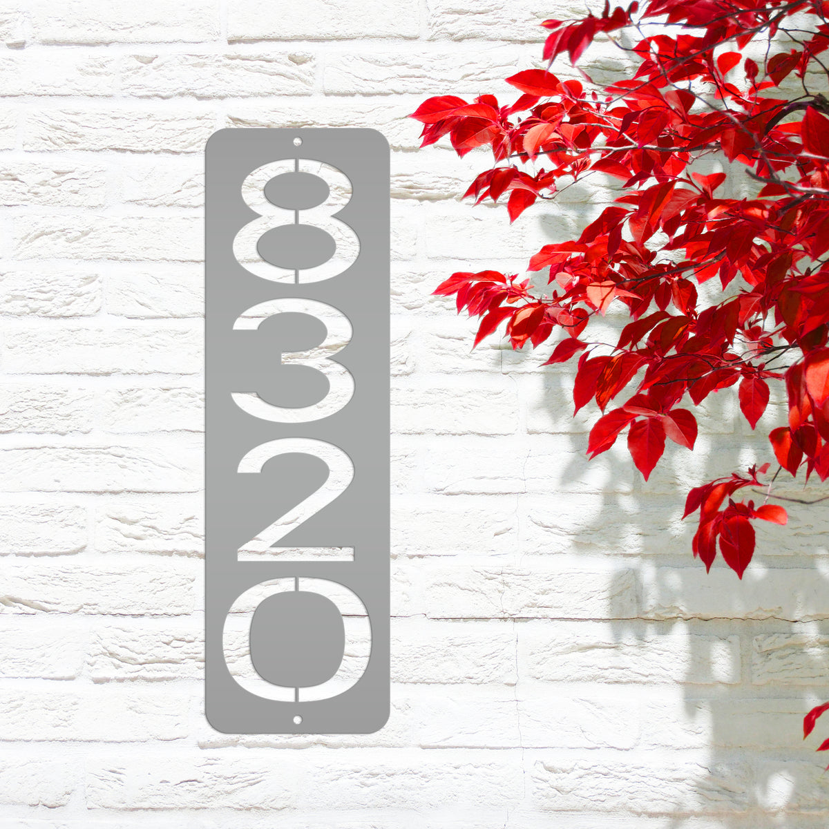 Vertical Metal House Numbers Sign - Address Sign-Housewarming Gift -We ...