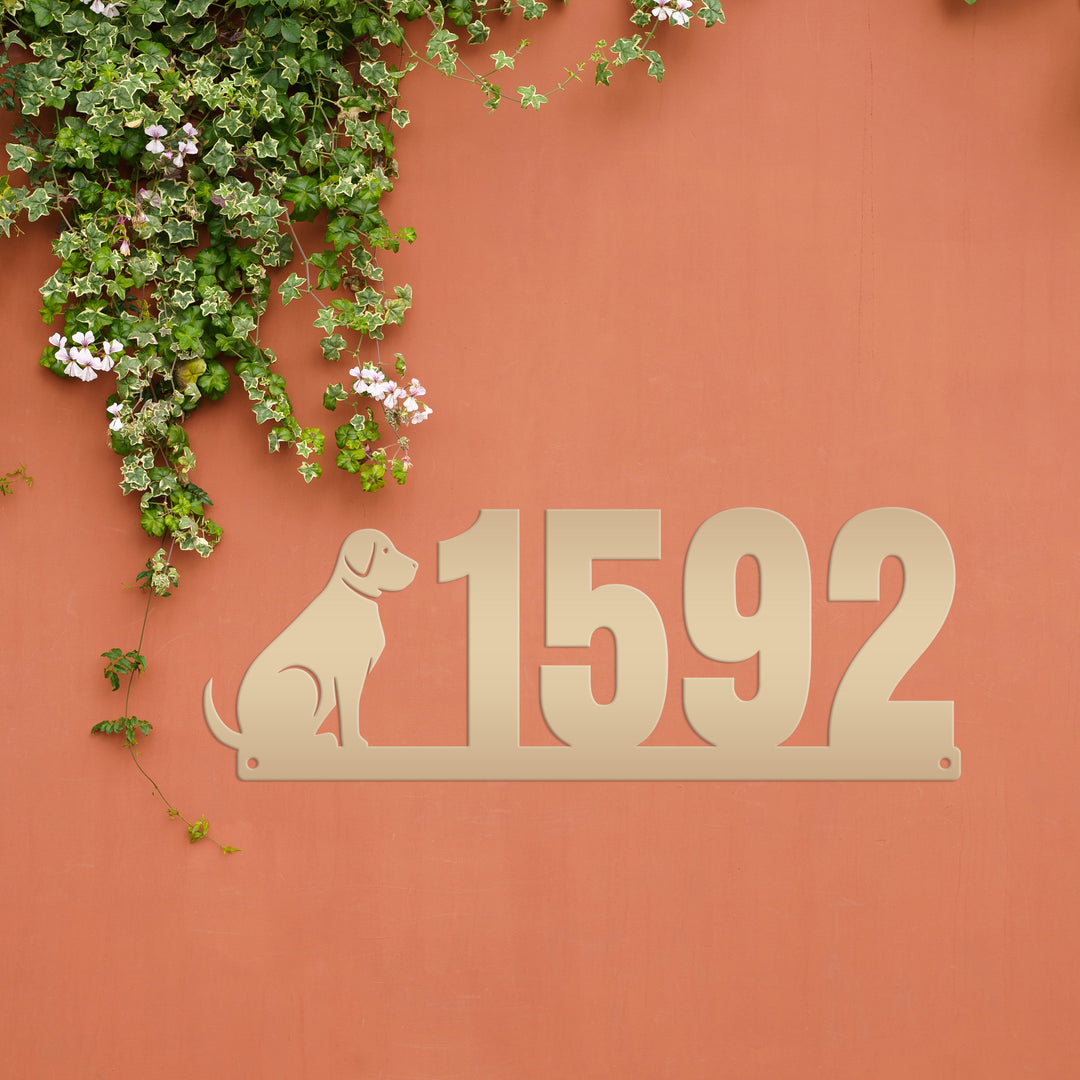 Home Personalized Dog Address Metal S...