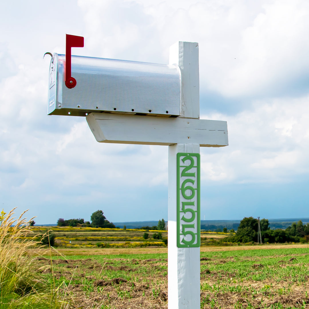 Mailbox Post Address Number Plaque-Wedding - Housewarming Gift – Speed ...