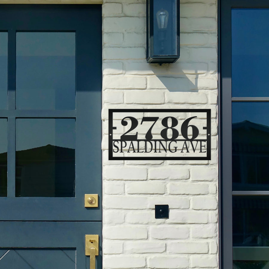 Home Personalized Rectangle Home Addr...