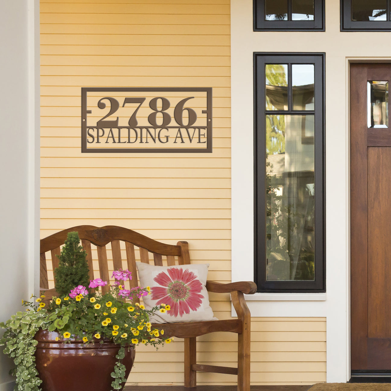 Home Personalized Rectangle Home Addr...