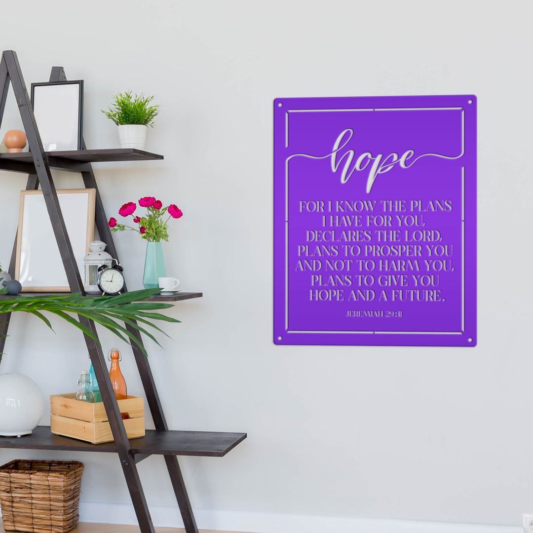 Home Bible Verse Christian Metal Sign...