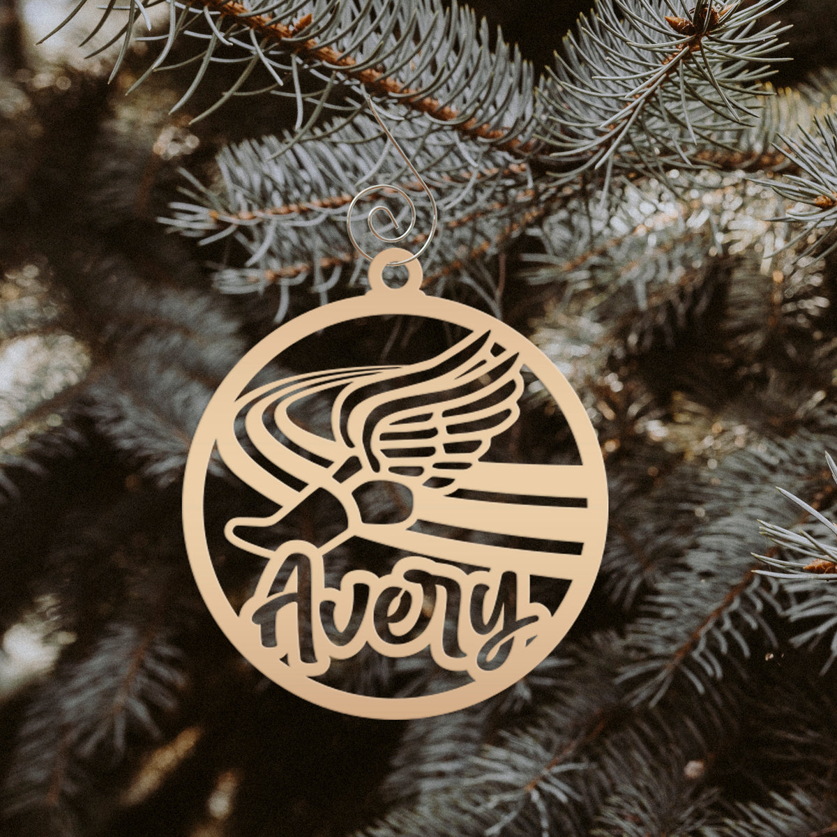 Personalized Track and Field Metal Ornament - Senior Gift – Speed ...