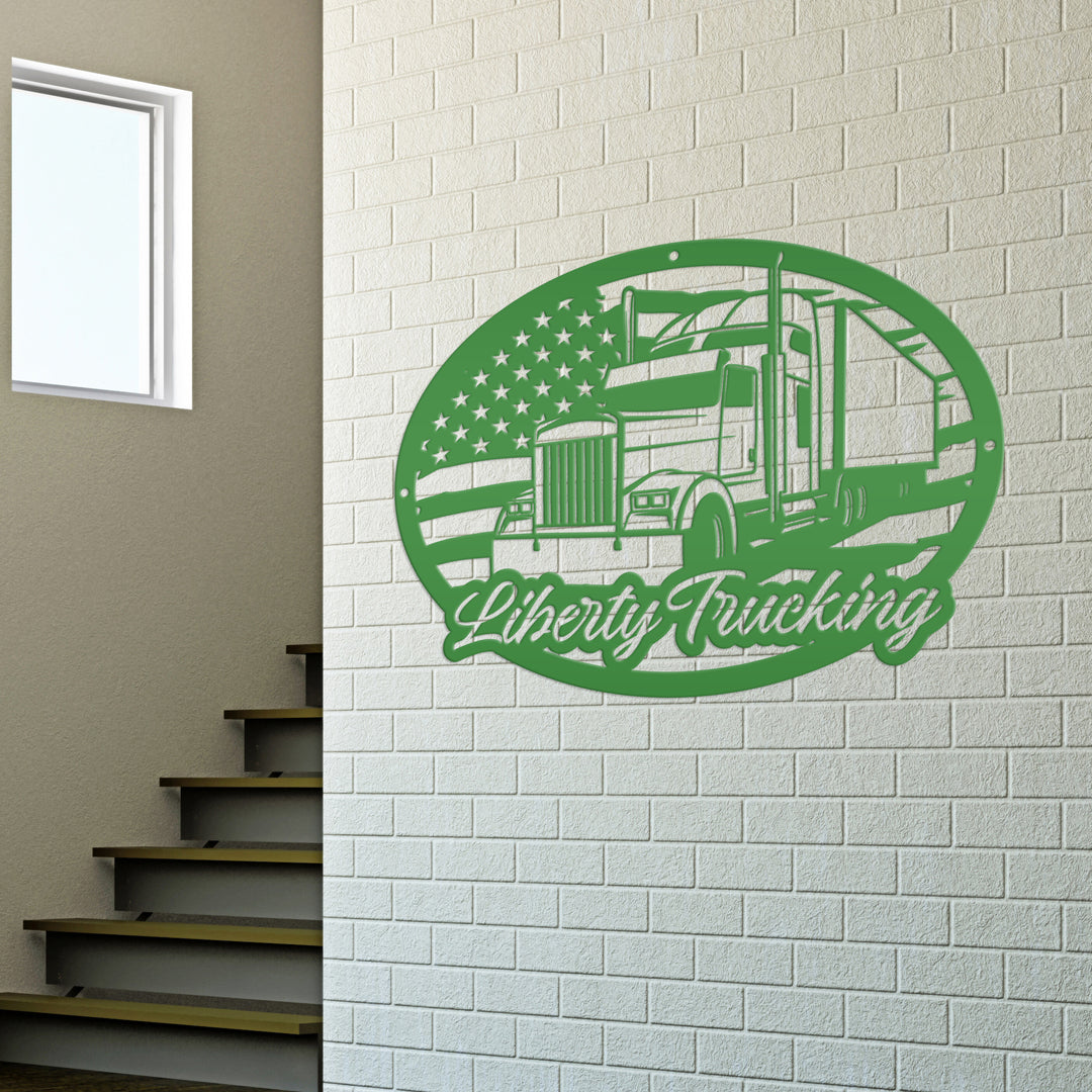 Home Personalized Tractor Trailer wit...