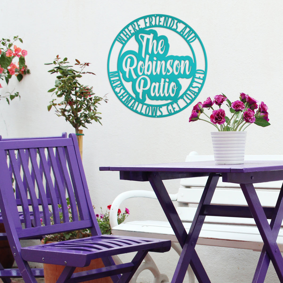 Personalized Funny Patio Metal Sign - Patio, Porch, Lake House & Beach ...