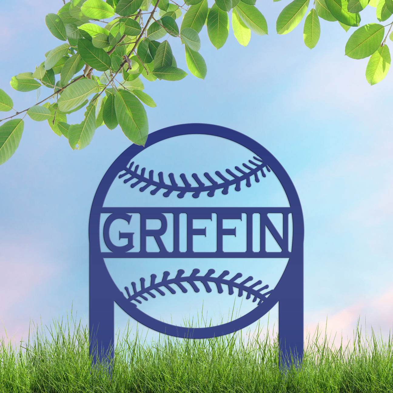 Baseball Personalized Name Outdoor Yard Sign -Baseball Lovers-Shop ...
