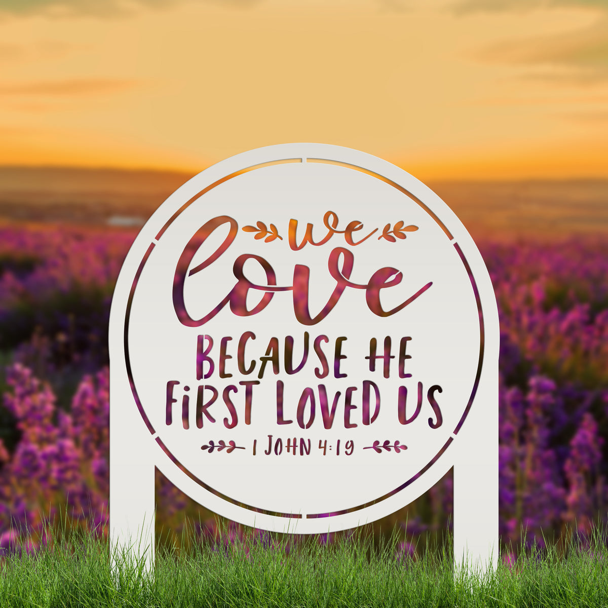 Outdoor Christian Metal Decor - Best Christian Yard Stake - Easter Yard ...