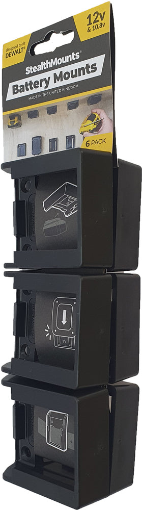 Stealth Mounts DeWalt 10.8v / 12v Battery Mounts – Speed Fabrication