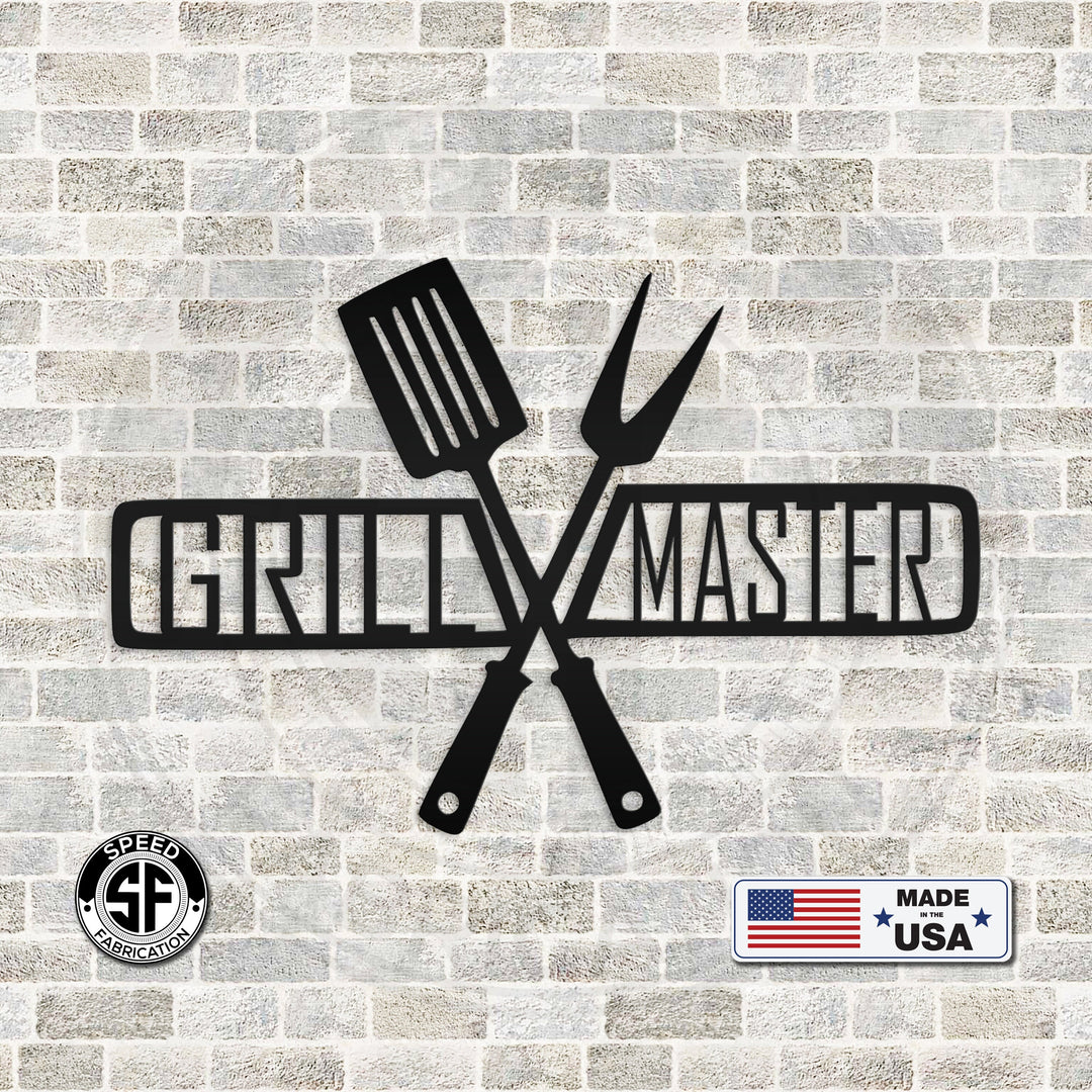 Grill Master Metal Sign Father's Day Gift-Gift for Him-BBQ Sign – Speed ...
