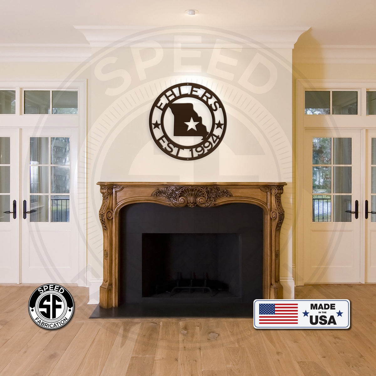 State Sign with Last Name - Choose Your State – Speed Fabrication