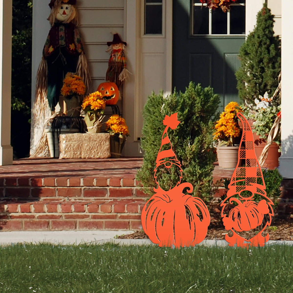 Fall Décor Yard Stakes -Fall Gnome Yard Stakes - Speed Fabrication ...