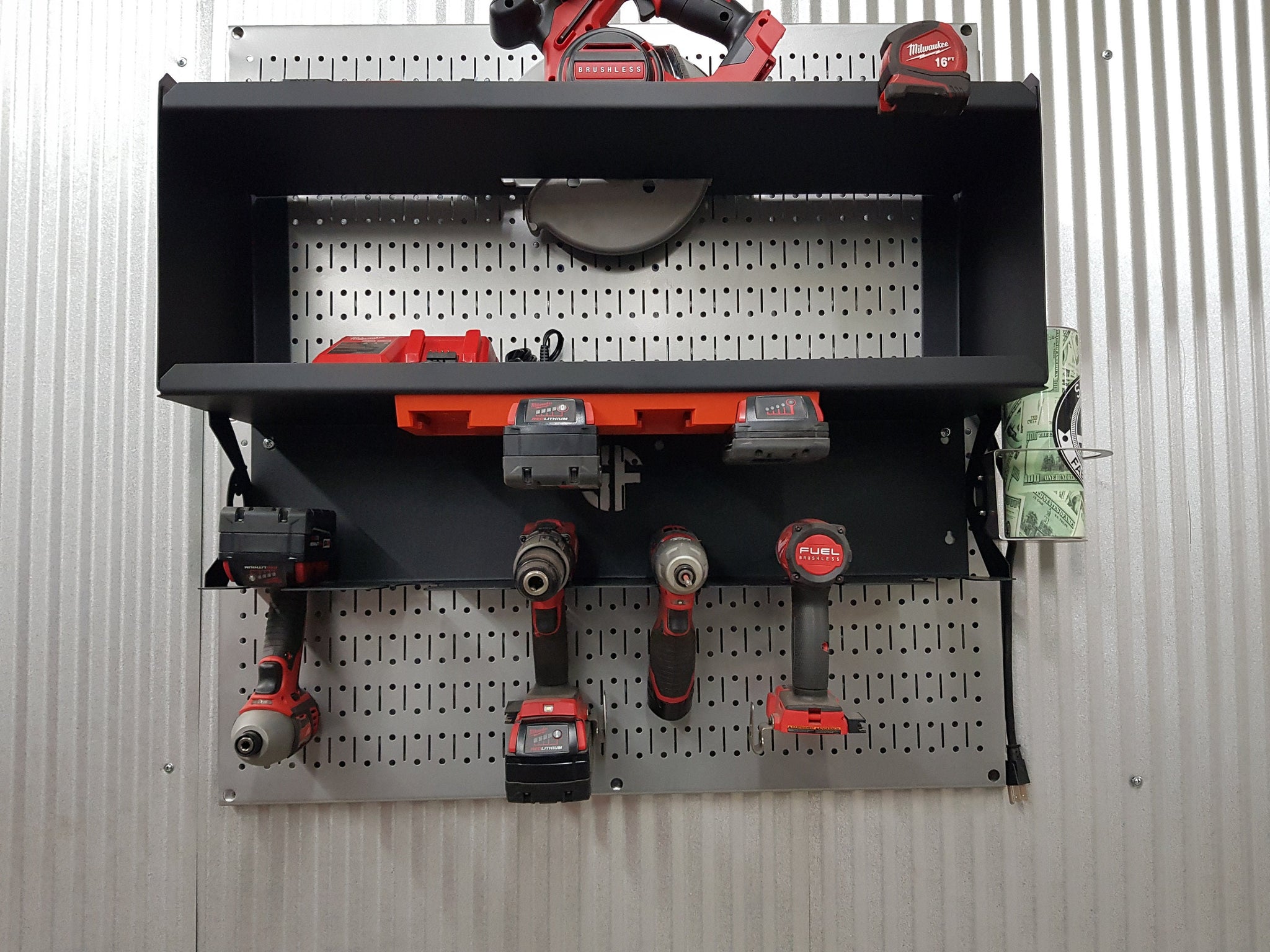 Home Double Shelf Power Tool Organize...