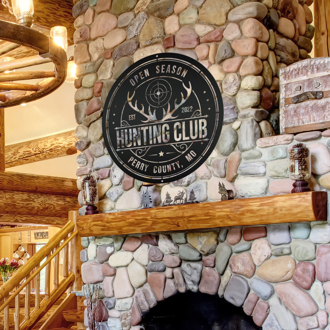 Custom Hunting Metal Sign - Your Own Wording-Fathers Day-Gift for Dad ...